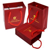 China Matt Lamination Custom Paper Shopping Bags Jewelry Carry Packaging for sale