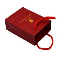 China Matt Lamination Custom Paper Shopping Bags Jewelry Carry Packaging for sale