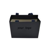 China Blue Assorted Sizes Corrugated Custom Paper Shopping Bags For Small Business for sale