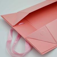 China Custom Foldable Magnetic Box PMS Cardboard Folding Gift Luxury With Ribbon ISO9001 for sale