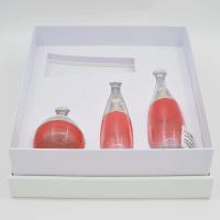 China 300g White Luxury Gift Boxes 30cm x 30cm  MDF Skincare Personal Care Packaging Box With Ribbon for sale