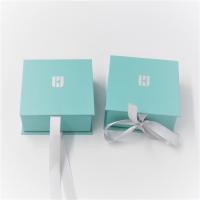 China Silver Foil ODM Small Foldable Flat Pillow Gift Box With Ribbon Closure for sale