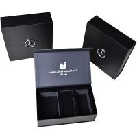 China Zinc Alloy Rigid Magnetic Gift Box Crepack Custom Flock Paper Packaging for sale