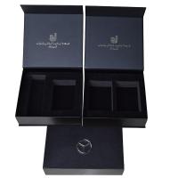 China Zinc Alloy Rigid Magnetic Gift Box Crepack Custom Flock Paper Packaging for sale
