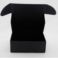China Black Corrugated Mailer Boxes Card Paper Shipping For Router Small Electronic for sale