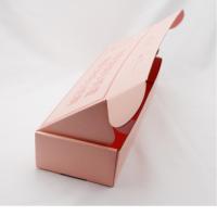 China Custom Pink Corrugated Mailer Boxes Matt lamination Gold Foil With Logo for sale
