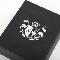 China Greyboard Rigid Paper Souvenir Gift Boxes Matte Black EVA Inlay 30mm for sale