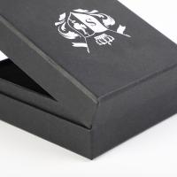 China Greyboard Rigid Paper Souvenir Gift Boxes Matte Black EVA Inlay 30mm for sale