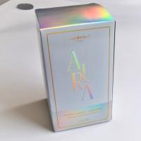 China Holographic Candle box with gold printing for sale