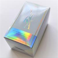 China Holographic Candle box with gold printing for sale