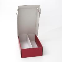China Black Printing Corrugated Mailer Boxes 6B Wine Shipping Carton for sale