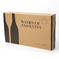China Black Printing Corrugated Mailer Boxes 6B Wine Shipping Carton for sale