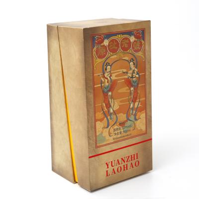 China Single Pack Gin Vodka Packaging Box Matt Lamination for sale