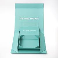 China Customized Printed Foldable Magnetic Box With Flap Lid for sale