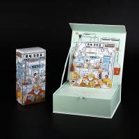 China Debossing Christmas Magnetic Closure Gift Box Cosmetic Packaging for sale