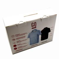 China PVC + Artpaper Clear Window Box Packaging For T - Shirt Socks for sale