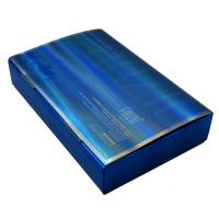 China ISO9001 Cosmetic Packaging Boxes Holographic Flap Lid One Piece Facial Masks Box for sale