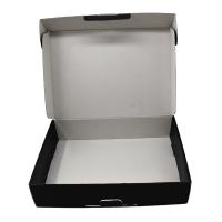 China Black Corrugated Mailer Boxes Matt Lamination For Clothes for sale