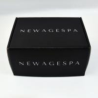 China Black Corrugated Mailer Boxes Matt Lamination For Clothes for sale