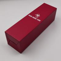 China Collapsible One Piece Single Wine Bottle Gift Box Mailer Shipping Box for sale