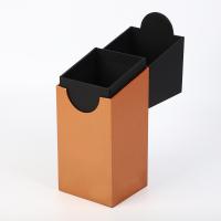 China luxury single wine brandy whisky bottle gift Boxes  Flip Open Top rigid cardboard box for sale