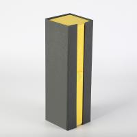 China single wine Bottle magnetic closure Box Greyboard Flat Pack Spirit vodka whisky bottle box for sale