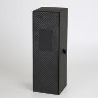 China Cardboard Sliding Drawer Box ISO Black Luxury Wine Spirit packaging cardboard box for sale