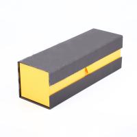 China Magnets Flap Luxury Rigid Box Single Wine Glass Gift Beverage Bottle Spirit Cardboard for sale