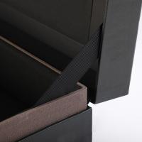 China Single luxury Wine brandy whisky champagne Bottle Gift Box High End Glass Packaging cushion box for sale