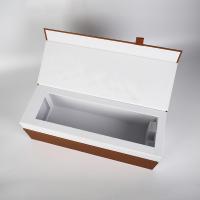 China single vodka bottle packaging box Gin Rigid Magnetic Gift Box Cardboard Paper Flip Top Rose Gold wine box for sale