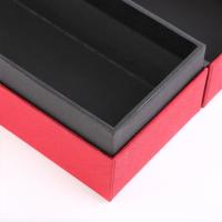 China Spirit Luxury Rigid Cardboard Wine Bottle Packaging Box ODM With Tab Opening for sale