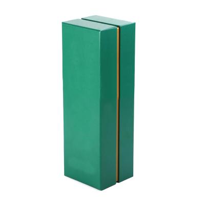 China Pantone Wine Bottle Gift Box One Piece Spirit bottle Outer Packing for sale