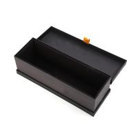 China PU leather Single Wine vodka brandy Bottle Gift Box Luxury Rigid Spirit packing box Sponge Cushion for sale