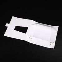 China Foldable Cardboard window magnetic wine gin bottle box with Tab for sale