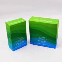 China Custom Color Printed Condom Health Care Box Luxury 1 Piece Hanger Box for sale