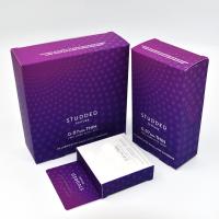 China Offset Printing Cosmetic Packaging Boxes Crepack Foldable One Piece Soft Touch Laminated Paper Condom Color Box for sale