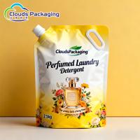 China Custom Logo Spout Pouch Packaging Liquid Laundry Detergent with Nozzle for sale