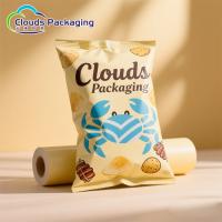 China Custom Logo Back Seal Plastic Food Packaging Bags for Potato Chips 121℃ Retort for sale