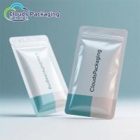 China Customized Three Side Seal Sachet With Zipper Leak Proof for sale