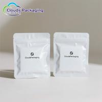 China Custom Logo Printed Zip Lock Packaging Bags Small Items Sachet for Cotton Pads 121℃ for sale