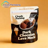 China Plastic Chocolate Packaging Ziplock Stand Up Bag With Handle Hole for sale