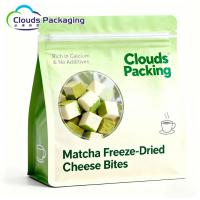 China Custom Printed Flat Bottom Bags with Zipper for Sugar Candy Snacks 121℃ Retort for sale