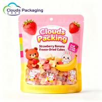 China Round Bottom Stand Up Pouch with Zipper Food Grade Plastic Packaging Bag 121℃ Retort for sale