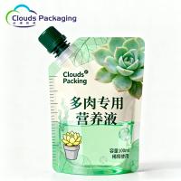 China Shampoo Packaging Plastic Spout Pouch Reusable With Custom Printing for sale