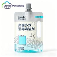 China Custom Logo PE Spouted Pouches For Liquid Drinks Milk Tea Packaging for sale