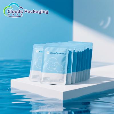China Custom 3 Side Seal Sachet Packaging for Skin Care Facial Mask 121℃ Retort for sale