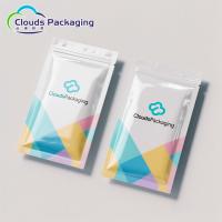 China Custom Printed Foil 3 Side Seal Bags VMPET Facial Mask Packaging 121℃ Retort for sale