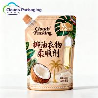 China Customized Liquid Oil Clothing Softener Plastic Pouch With Spout 121℃ Retort for sale