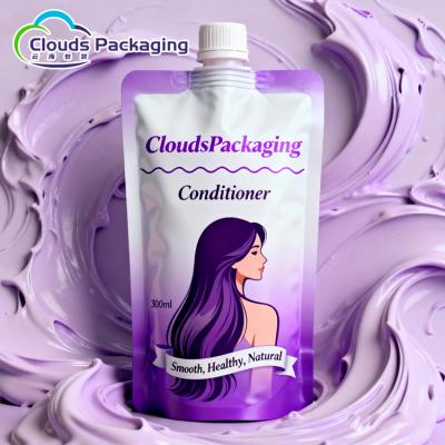 China Custom Food Grade Plastic Spout Pouch 121℃ Retort with Nozzle for Cream Packaging for sale