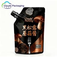 China Custom Food Grade Plastic Spout Pouch 121℃ Retort with Nozzle for Cream Packaging for sale